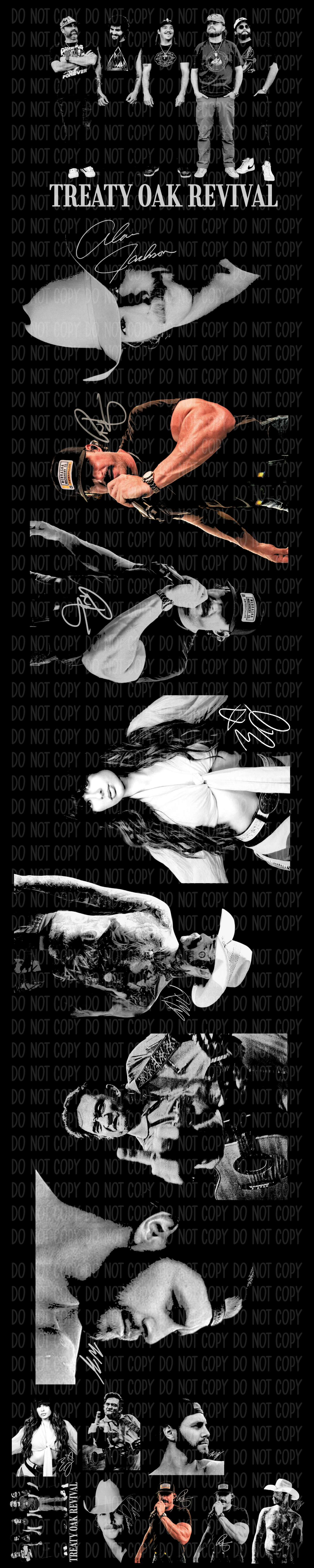 Country Artists HALFTONE Pre-Made Gang Sheet – Black Willow Boutique